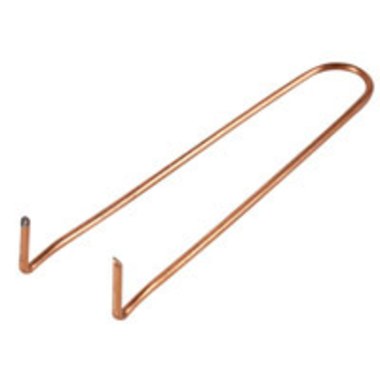 Hangers 235ctp05012 Wire Hook Copper Plated 1/2 X 12 Inch | Midwest Supply