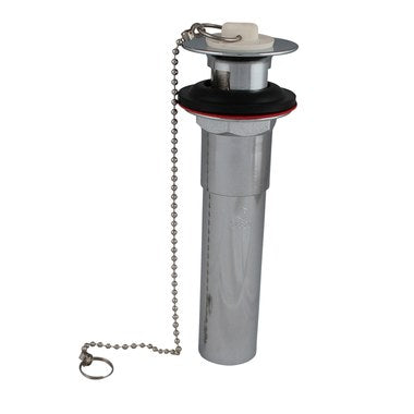 Dearborn Plastic 762-1 Pull-out Plug 1-1/4x5" Polished Chrome 17ga ...