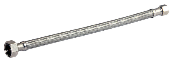Everflow 27148-nl Everflow 48" Ss Braided 1/2" Ips X 3/8 Comp Faucet ...