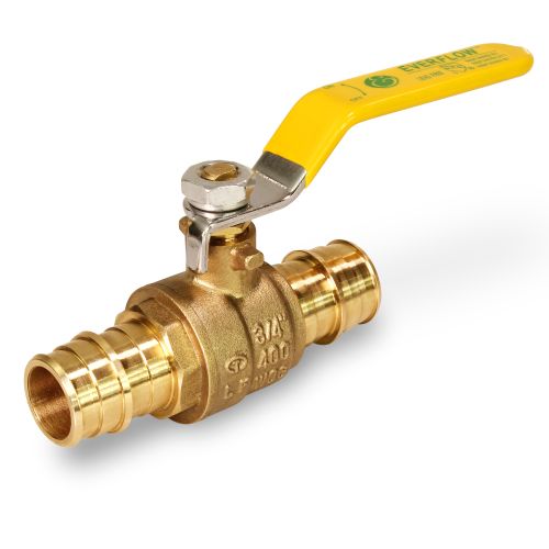 Everflow 600f001-nl 1" F1960 Pex Brass Ball Valve Lead Free | Midwest ...