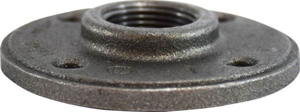Midland Metal Mfg. 65693 3/4 Black Round Floor Flange, Nipples And ...