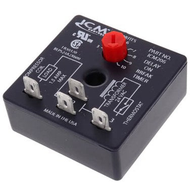 Icm Controls Icm206b Relay Time Delay On Break 3-10 Minute Adjustable 2 ...