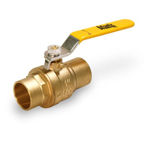 Everflow E-41121 1-1/2" Swt Full Port Brass Ball Valve, For Non-potable ...