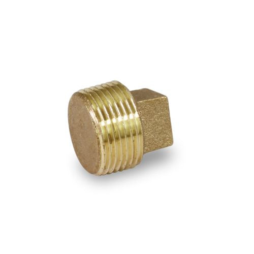 Everflow Brsp0400-nl 4" Plug Solid Brass Lead Free | Midwest Supply