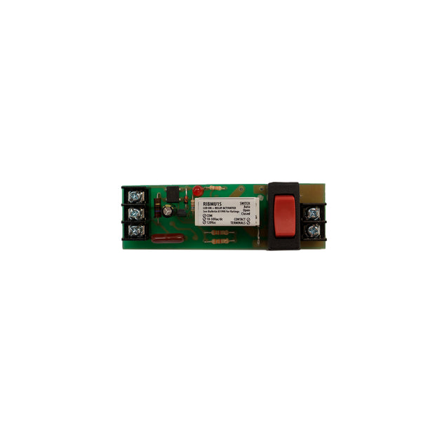 Rib Relays Ribmu1s Panel Relay 4.000x1.275in 15amp Spst-no + Override ...
