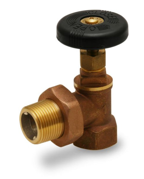 Everflow Rwa034t Raven Rwa034t 3/4" Angle Hot Water Ips Radiator Valve ...