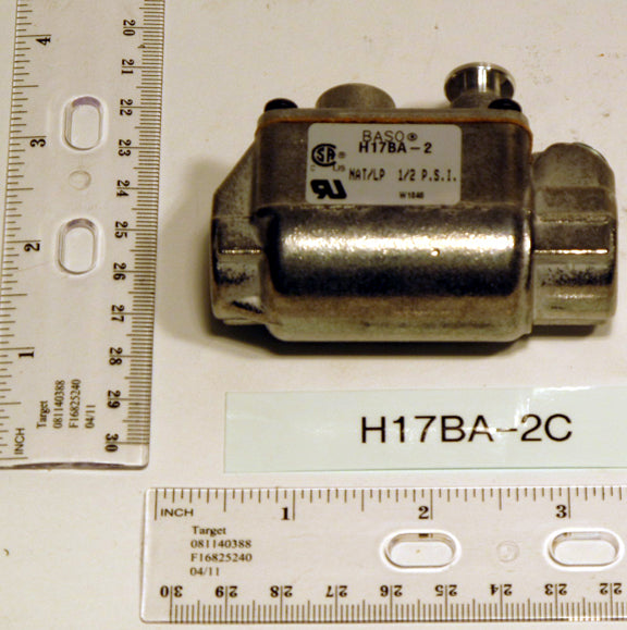 Baso Gas Products H17ba-2c Pilot Valve Inlet 1/4" X 1/4" 74070 Btu ...