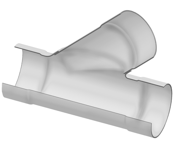 Spears 2875-100 10 Pvc Wye Socket Low Head Pip N.p.r. | Midwest Supply