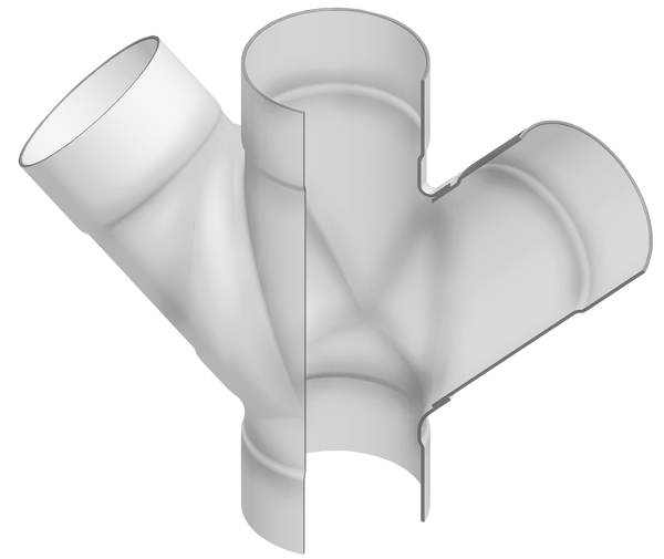 Spears 2876-666 12x6 Pvc Reducing Double Wye Socket Low Head N.p.r ...