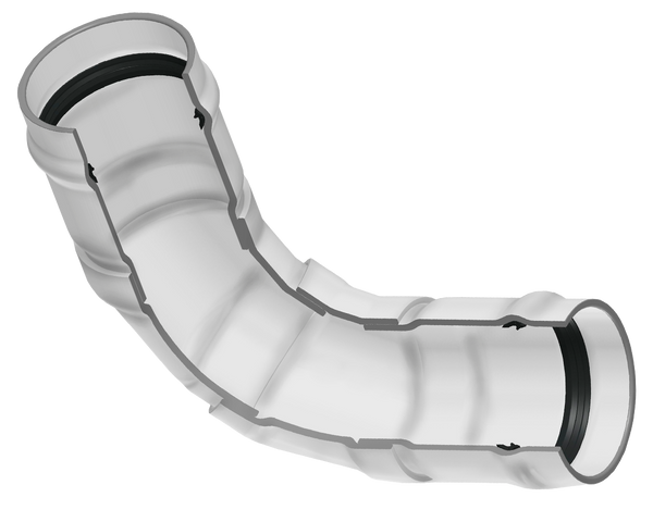 Spears 300-100904 15 Pvc 90 Elbow Gasket 100pip | Midwest Supply