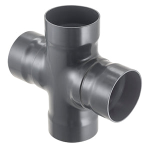 Spears 4320-140 14 Pvc Cross Socket Duct | Midwest Supply