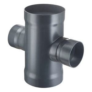 Spears 4320-624 10x4 Pvc Reducing Cross Socket Duct | Midwest Supply