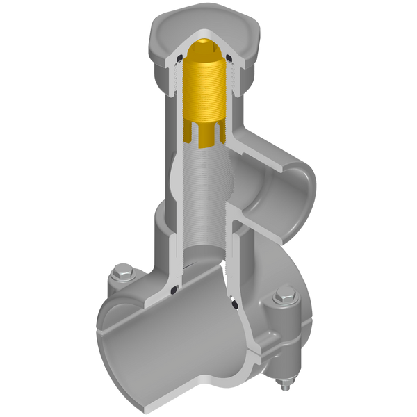 Spears Ht3s-416c 4x3/4 Cpvc Hot Tap Saddle Fkm S/s Bolt | Midwest Supply