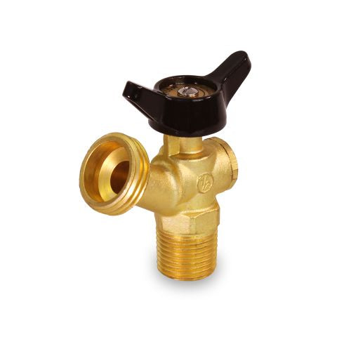 Everflow 46122 1/2" Mip/swt Boiler Drain Quarter Turn, For Non-potable ...