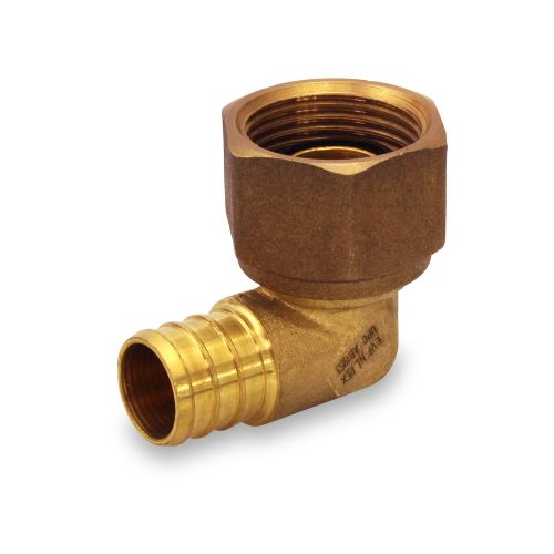 Everflow Pfsl1212-nl 1/2" F1807 Pex X 1/2" Fpt Swivel Elbow (brass Nut ...